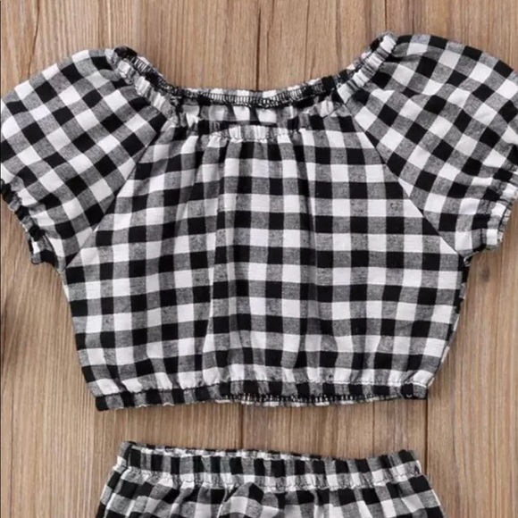 boutique | Matching Sets | Gingham Crop Top And Bloomer Set | Poshmark